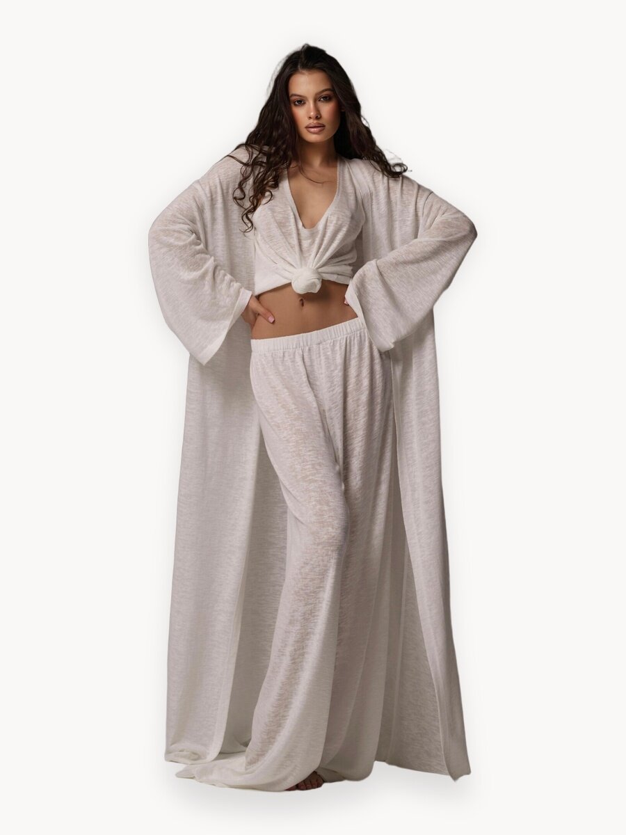 Халат-кимоно Вискоза прозрачная