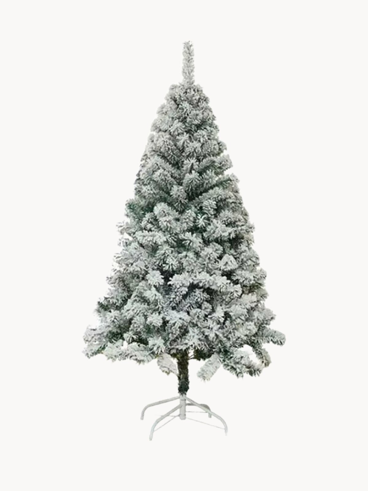Елка искусственная заснеженная 120 см, ПВХ, 200 веток, Ø60 см, на подставке