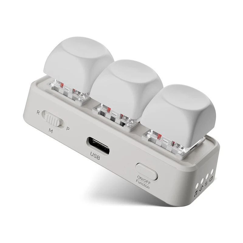 Hanlin Yue Free3 Bluetooth мини-клавиатура для переворачивания страниц электронной книги, лайков в TikTok, ПК и
