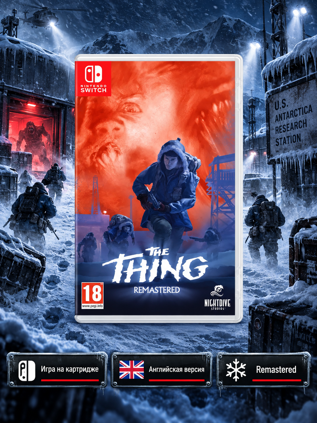 Игра The Thing: Remastered (Nintendo Switch, Английская версия)