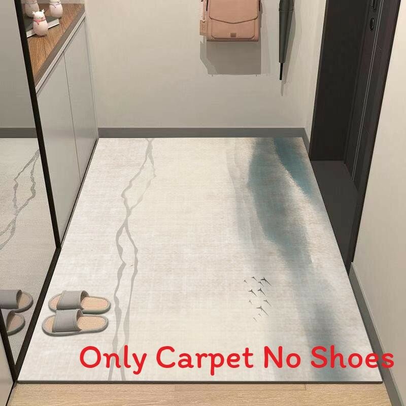 Ковровое покрытие для прихожей брендqing city прямоугольное из полиэстерового волокна для дома 50x80см