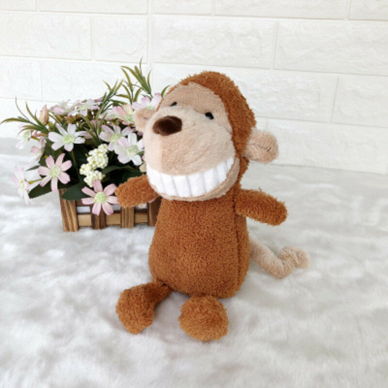 Adorable 2021 new smile big teeth doll creative plush toys for childrens joy