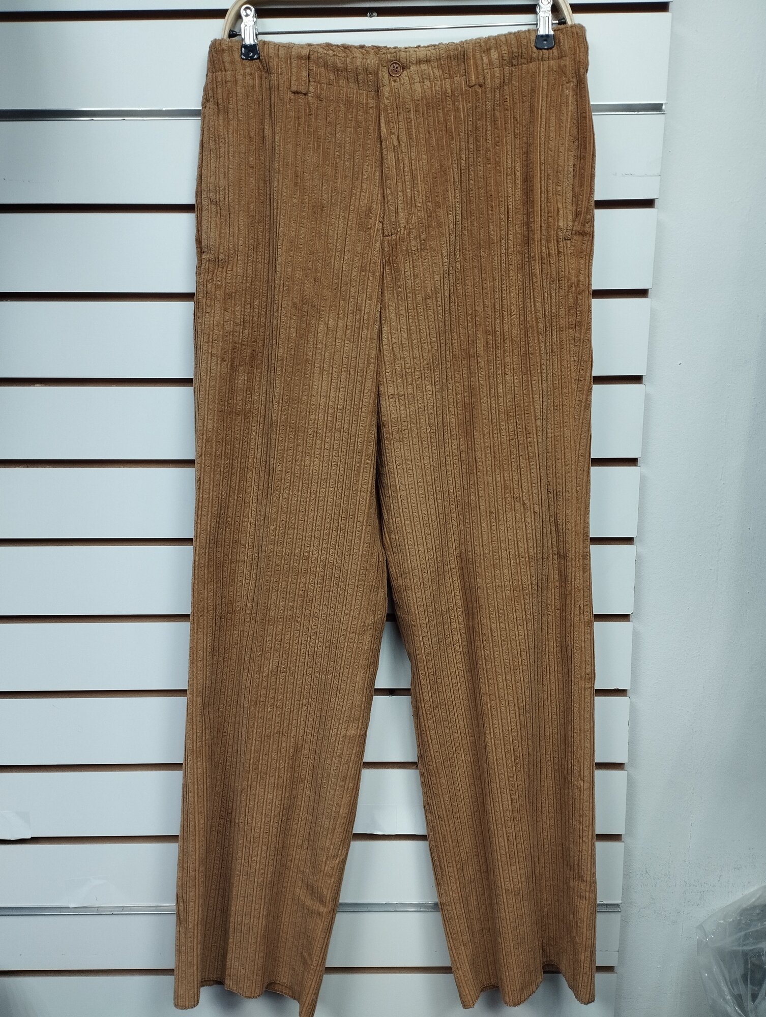 Брюки трубы вельвет