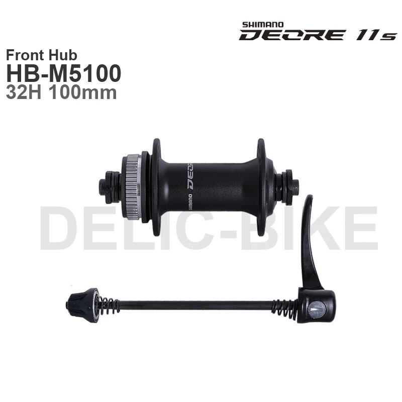 SHIMANO DEORE M5130 передняя и задняя втулки M5100 HB 32H