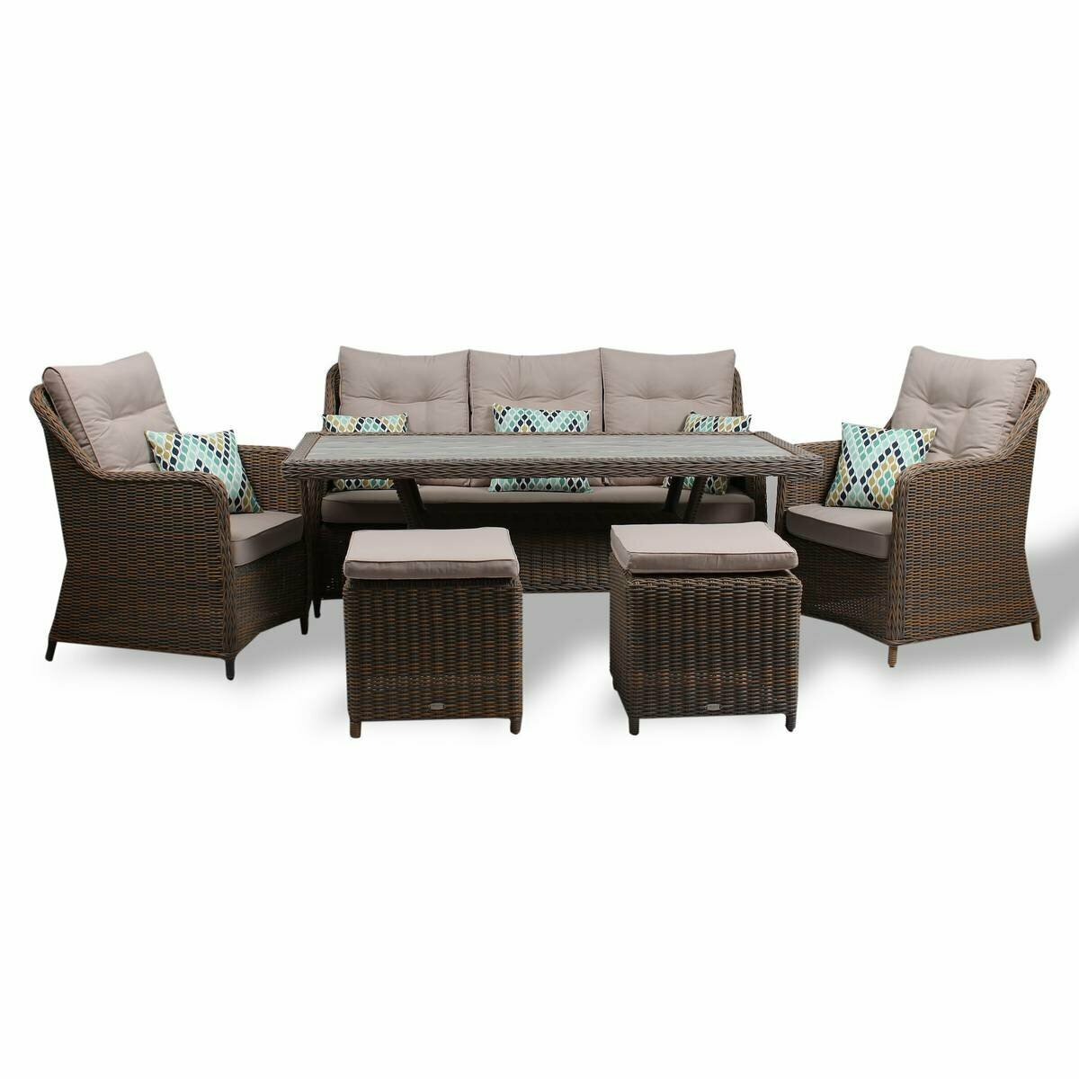 Комплект мебели Палермо от Malacca из искусственного ротанга на 7 персон