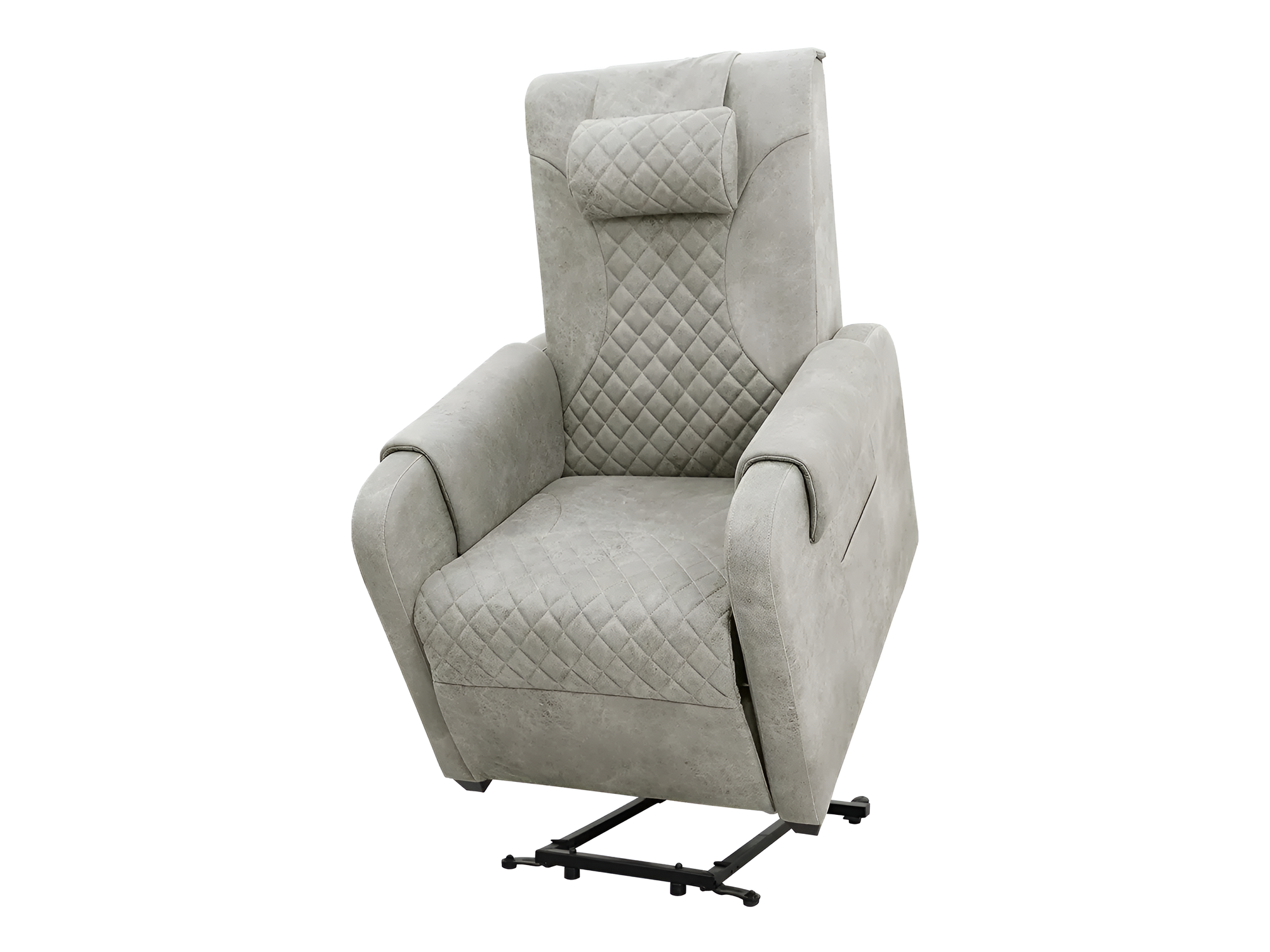 FUJIMO Кресло-реклайнер электрический с подъемом и массажем FUJIMO LOUNGE UP F7003 VLFL Mouse (Space 15)