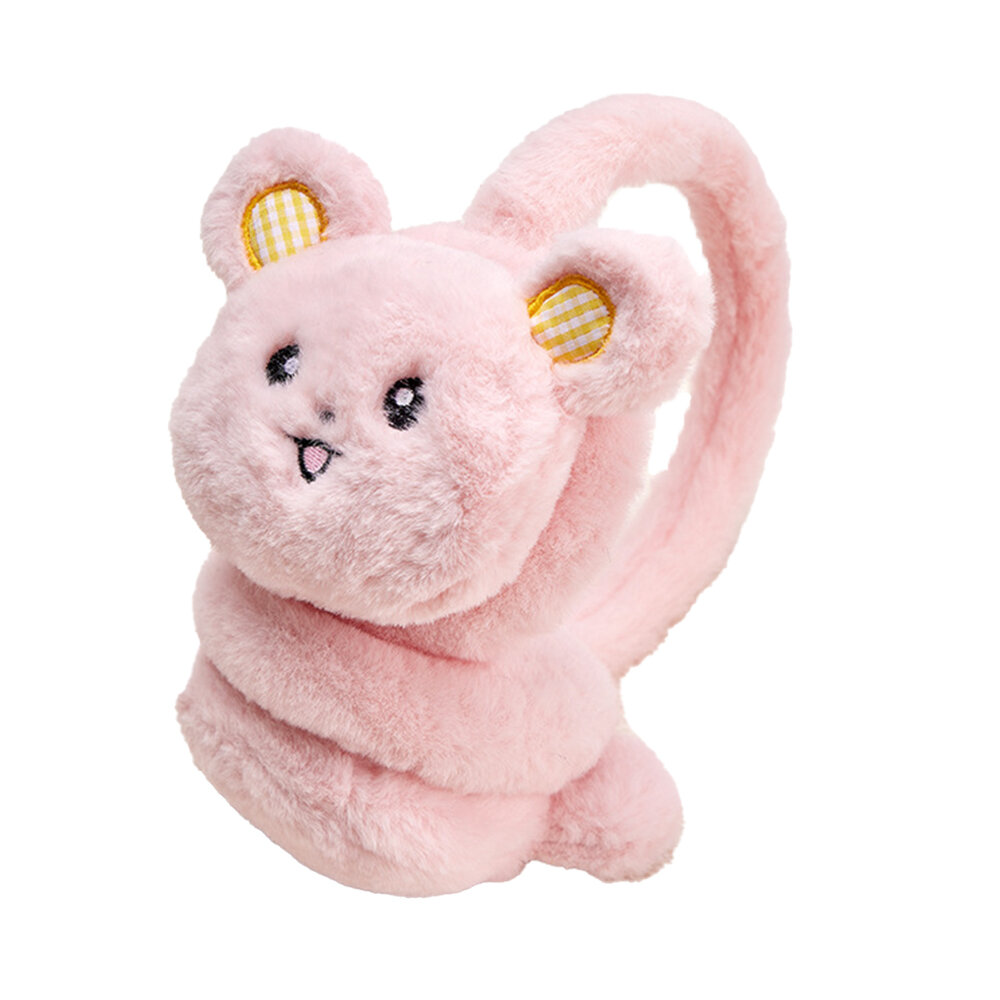 Детские зимние теплые мягкие плюшевые наушники. Футбольные наушники для мальчиков и девочек.