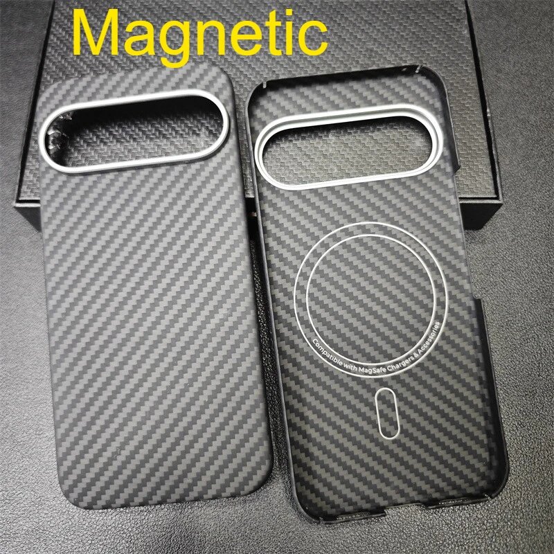 Чехлы MagSafe из углеродного волокна для Google Pixel 10 Pro/10 Magnetic 1500, For Pixel 10 Pro XL
