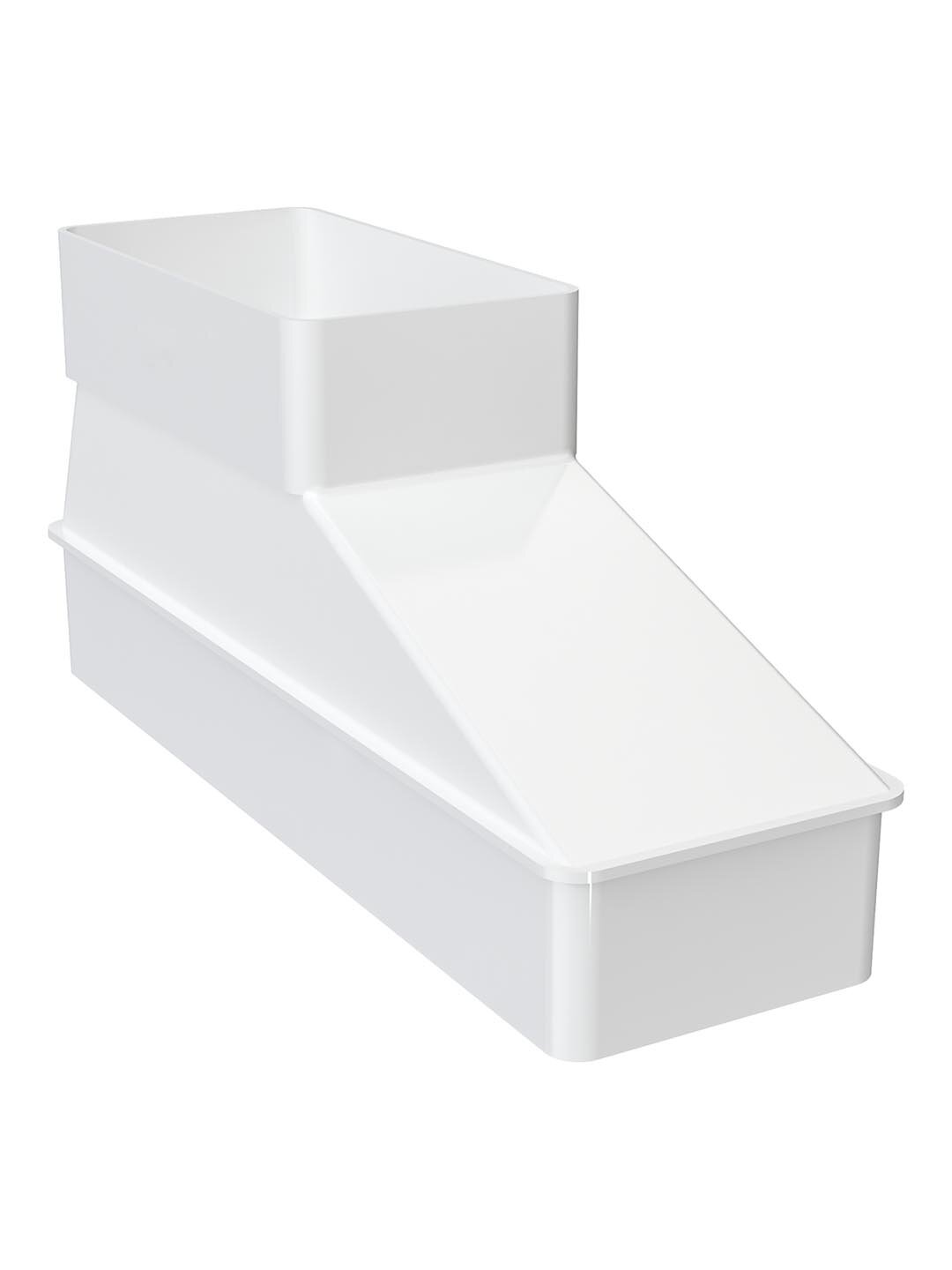 Переход вентиляционный ERA 511РП620П, ABS-пластик, 204х60/110х55 мм, 1шт, белый