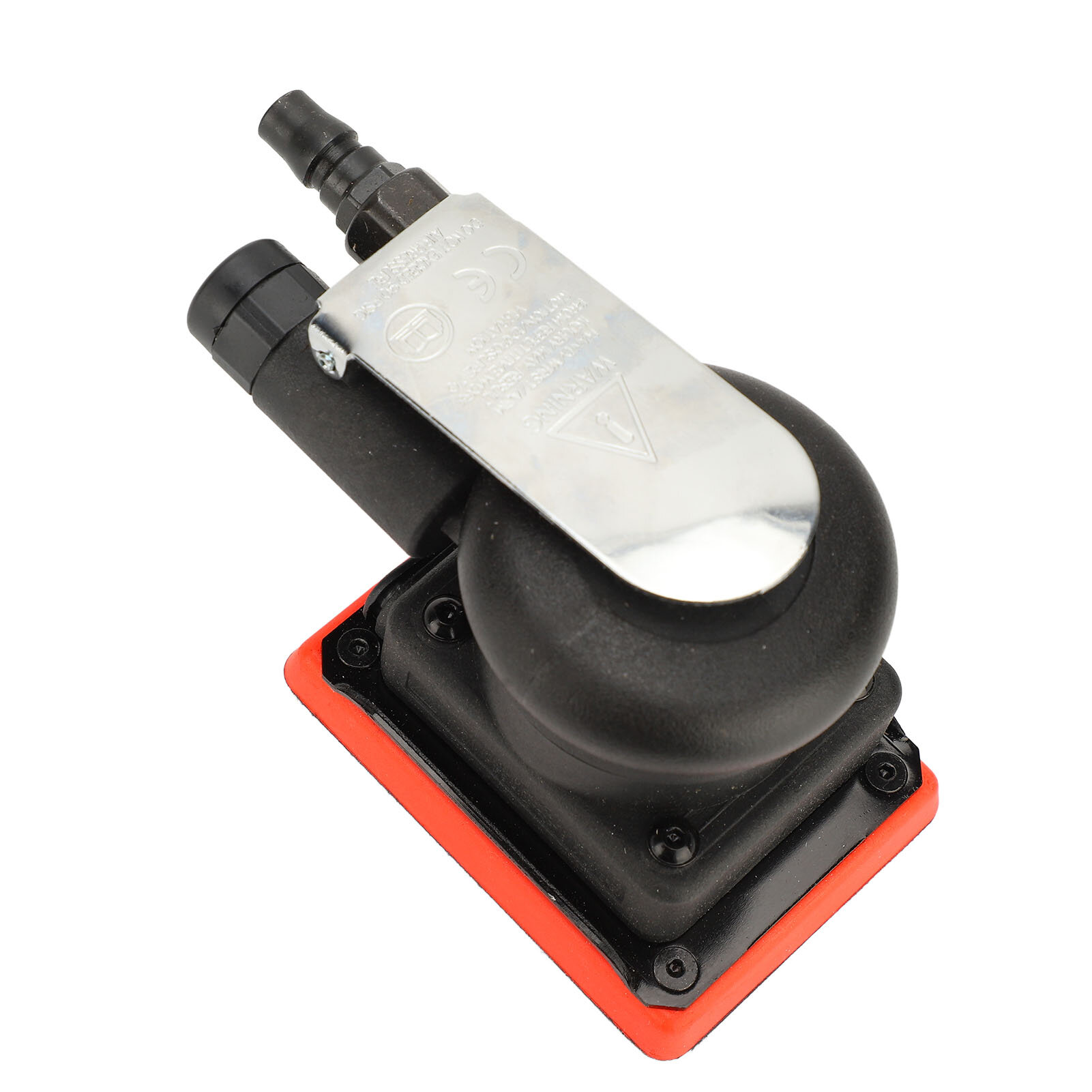 Пневматическая шлифовальная машина Square Air Sander 12000 об/мин, высокоскоростная, для полировки и нанесения воска на автомобиль, 75x100 мм, черная