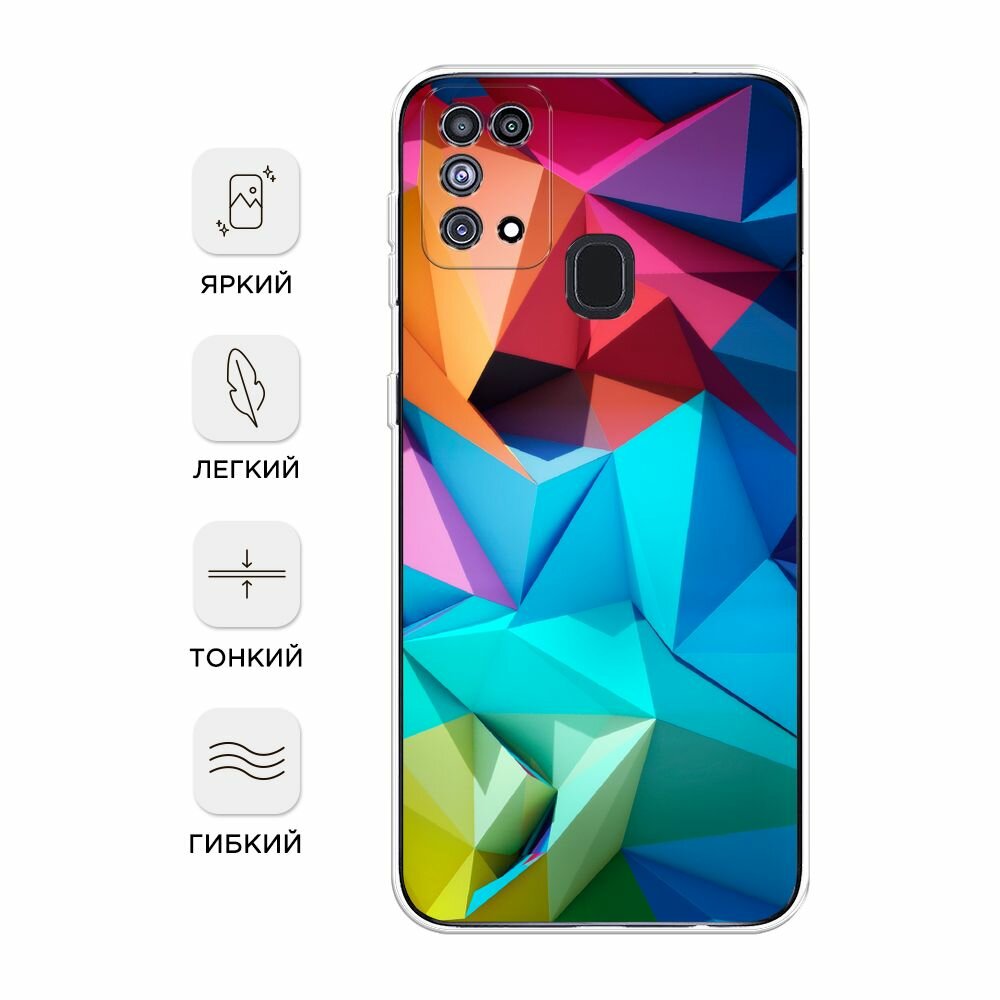 Чехол на Samsung Galaxy M31 / Самсунг Галакси М31 с принтом Геометрия 14 — фото 1