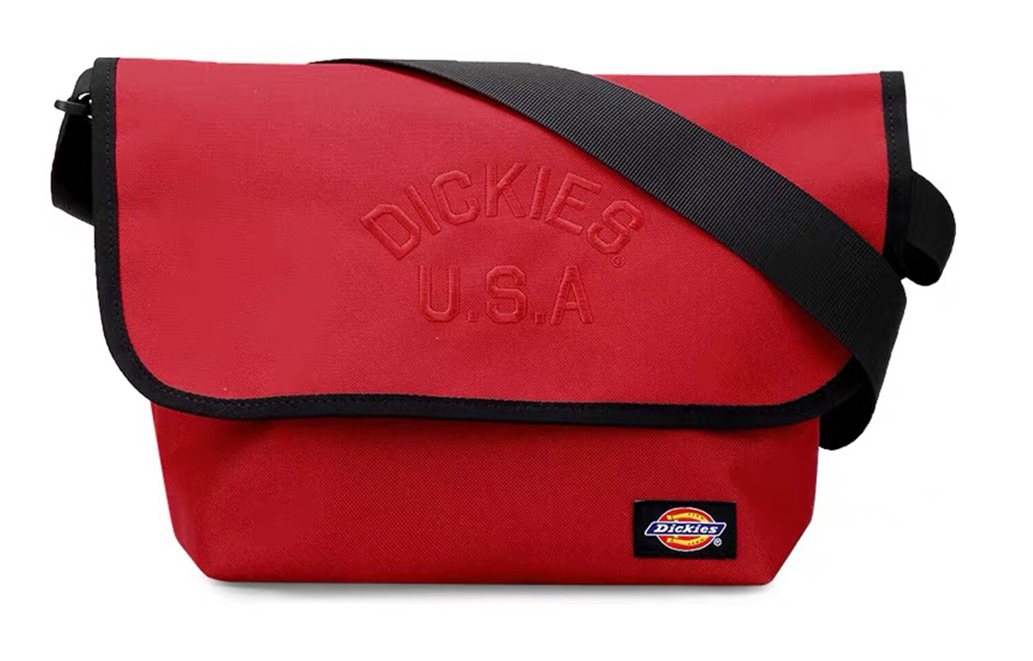 Сумка Dickies Полиэстровая сумка через плечо унисекс винтажная красного цвета