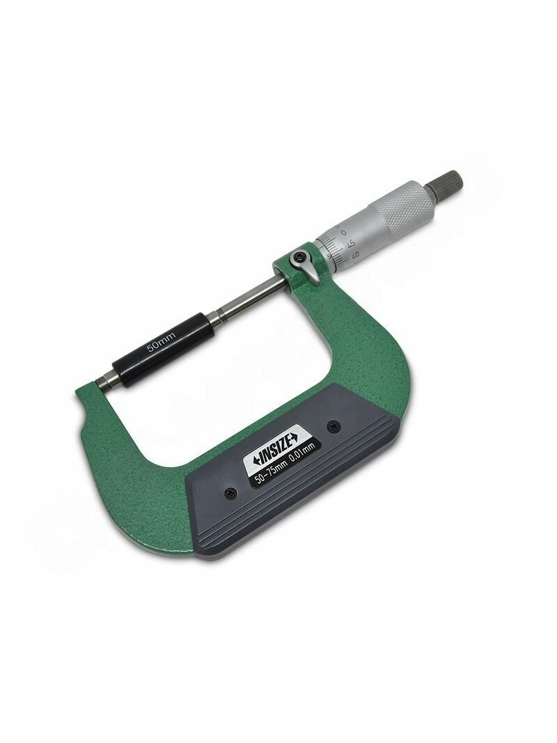 Микрометр гладкий МК 50-75 мм, 0,01 мм, 3202-75А INSIZE