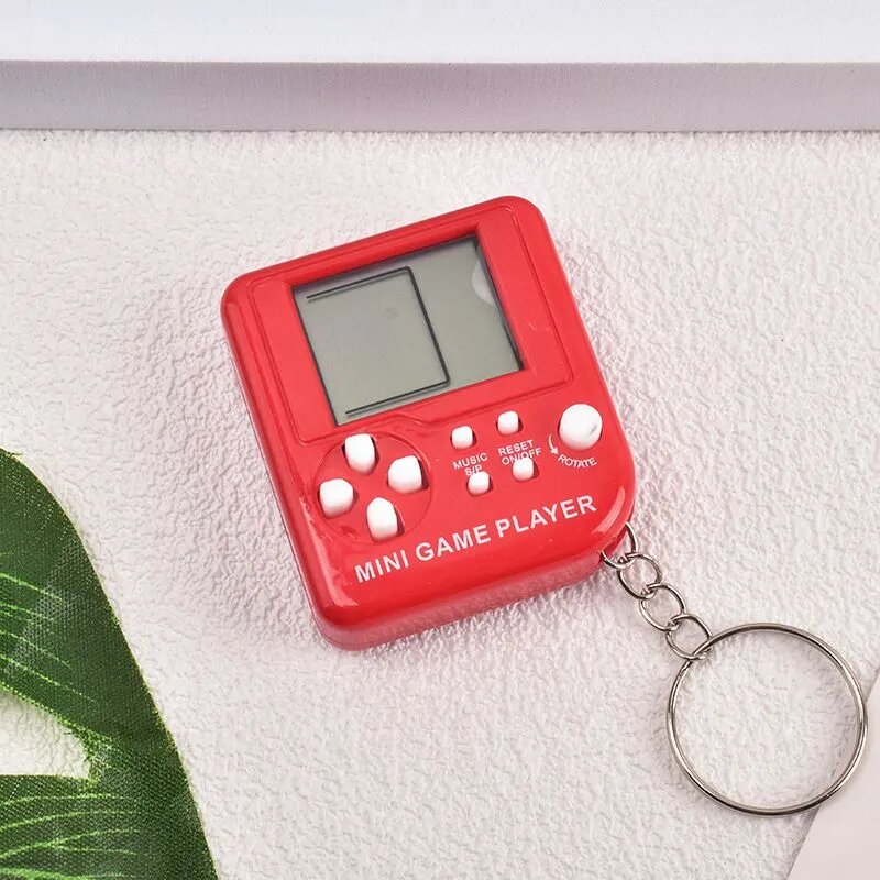 Игрушечный автомат "Тетрис", Мини, Брелок, Прозрачная панель,1 шт