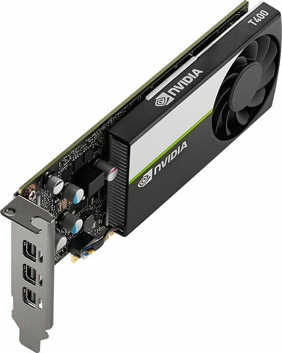 Видеокарта PNY PCI-E 3.0 T400-4GB NVIDIA T400 4Gb 64bit GDDR6, low profile