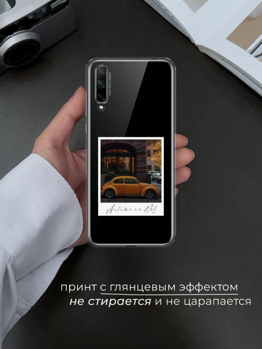 Силиконовый чехол на Honor 30i / Хонор 30i с принтом Осенний палароид — фото 1