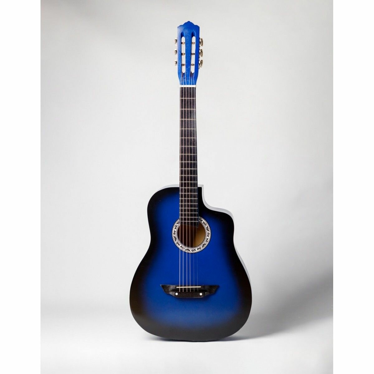 ACD-41A-79-BL Акустическая гитара, с вырезом, синий санберст, аккорд
