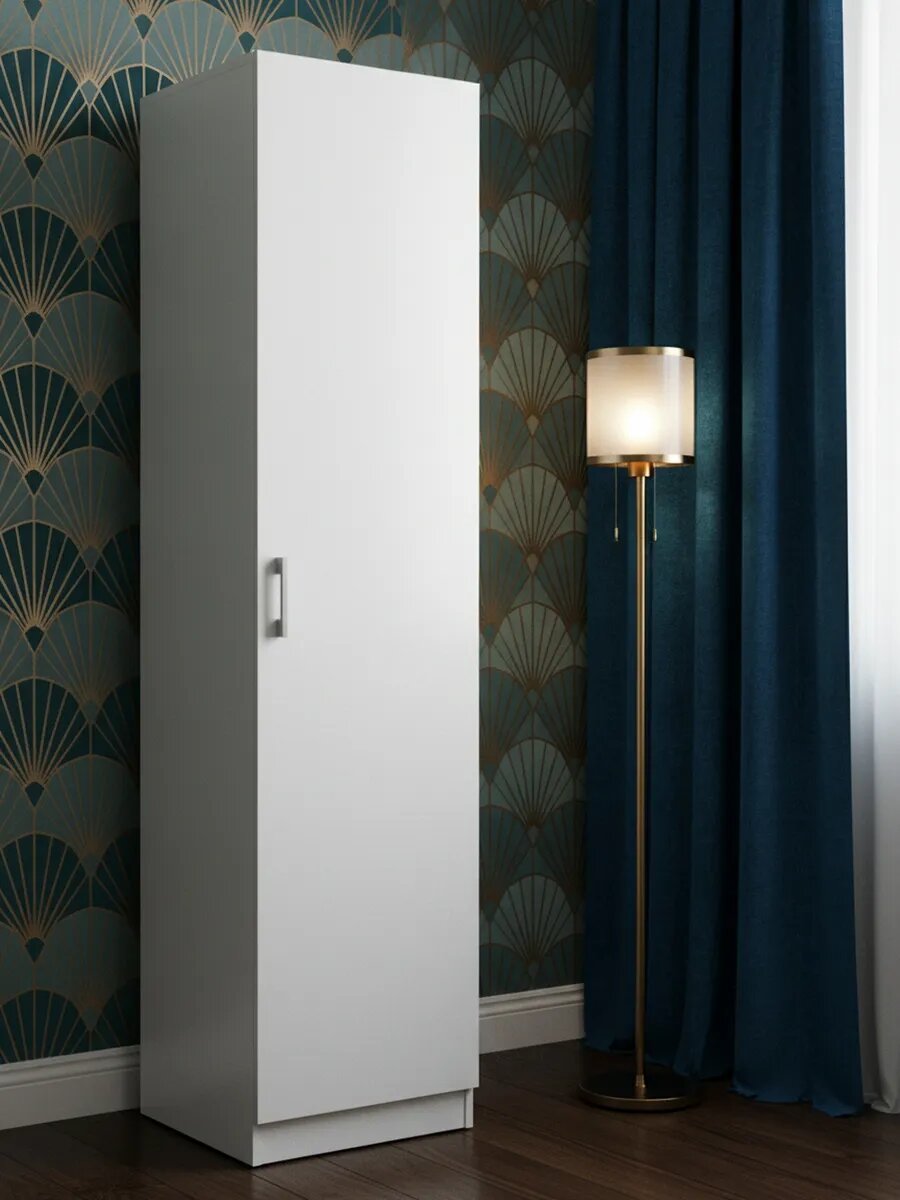 Шкаф пенал FRESTER для одежды в спальню прихожую с полками, от производителя