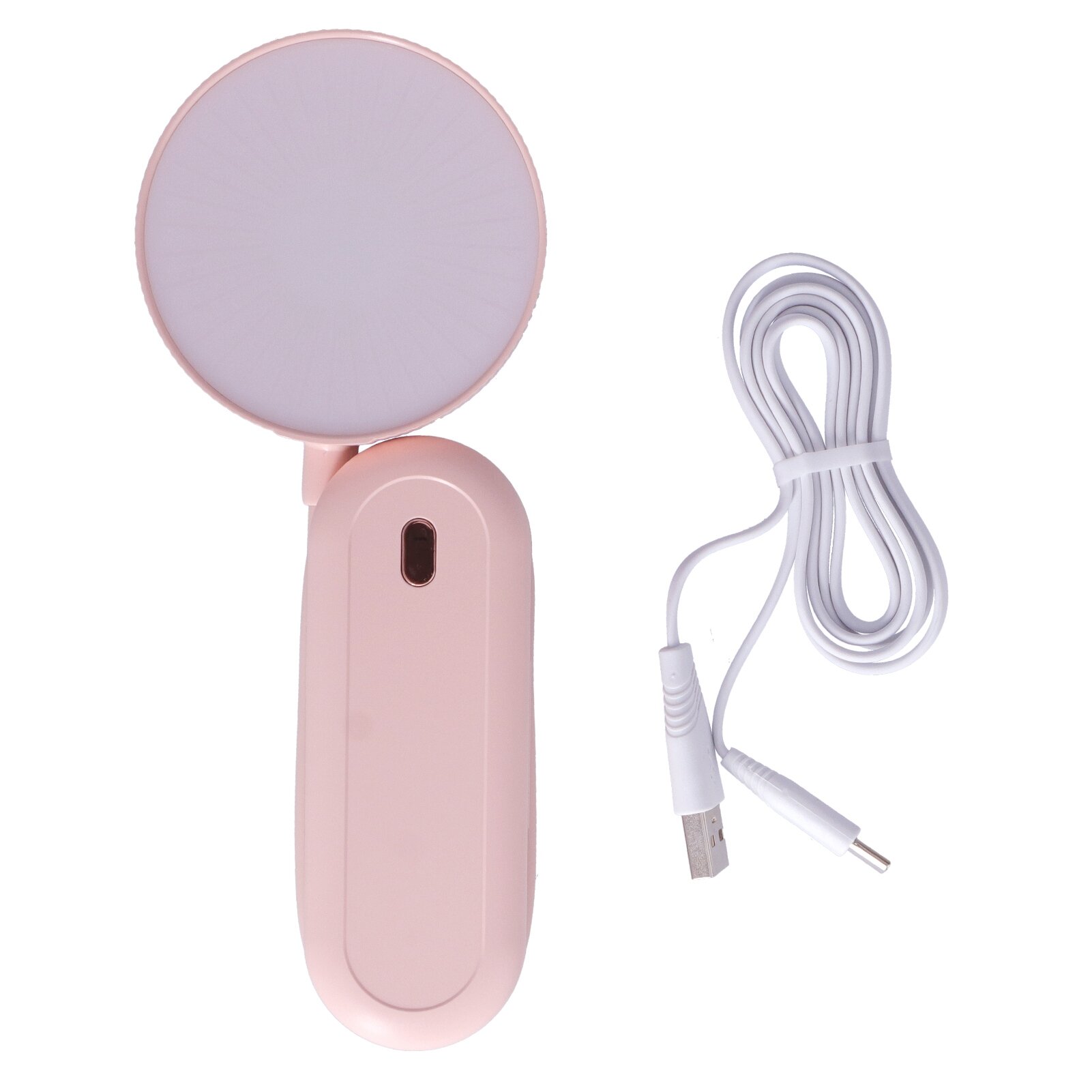 Светодиодная настольная лампа с гусиной шеей, ночник, 3 цвета, плавная регулировка яркости, складная, для защиты глаз, зарядка через USB, розовый