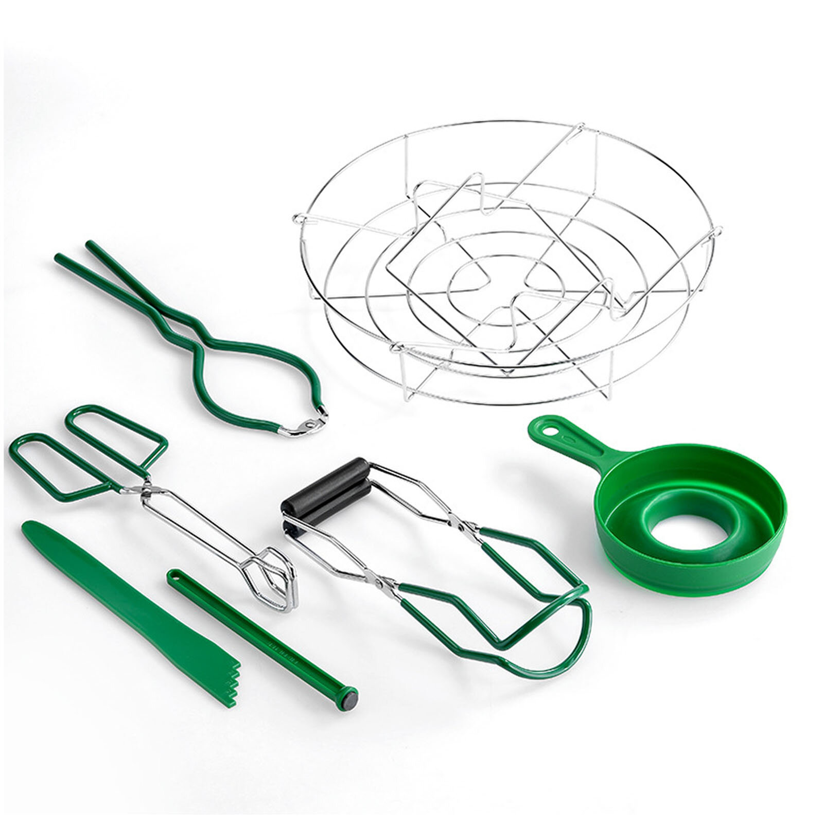 7 шт, набор инструментов для изготовления варенья, зеленая термостойкая банка, набор для приготовления джема для выпечки, приготовления пищи