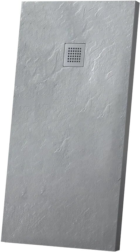 Поддон для душа Vincea VST-4SR8012G 120x80 серый, с сифоном