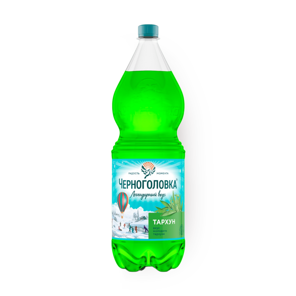 Напиток Черноголовка "Тархун", газированный, 2 л, пластиковая бутылка