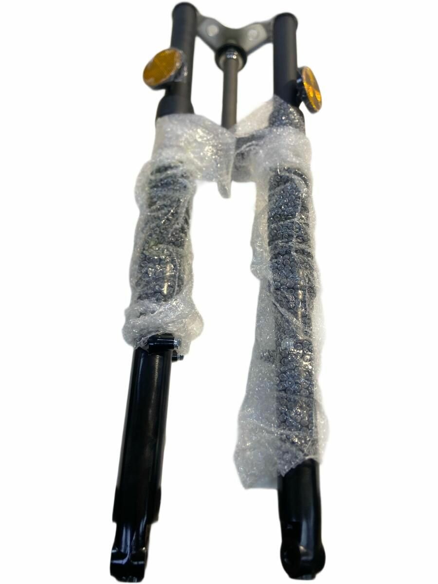 Вилка передняя в сборе под дисковый тормоз мопеды Альфа