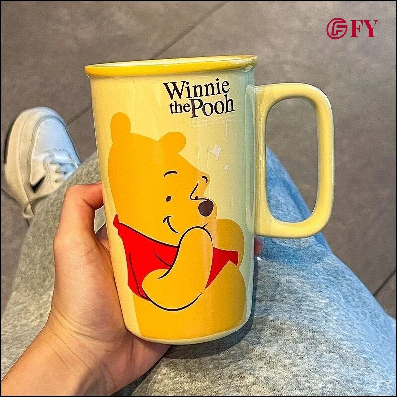 Фигурки из мультфильмов MINISO Stitch и Пух, Stitch Керамическая чашка для