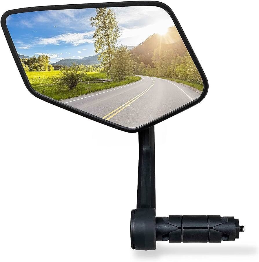 Зеркало заднего вида EasyDo, левое, 84х142мм, нейлон, черное RM-08E-ED-3369(left)