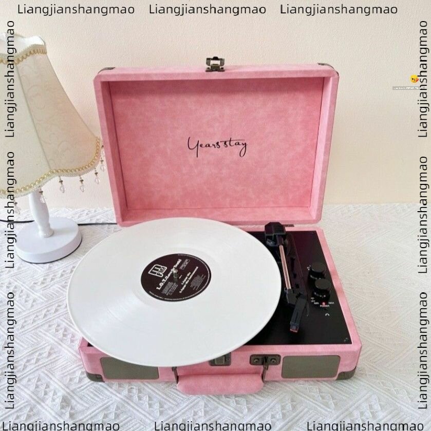 Виниловый проигрыватель патефон AudioRetro AR-007, AUX разъём, Bluetooth, 3 скорости воспроизведения, Проигрыватель виниловых пластинок ретро