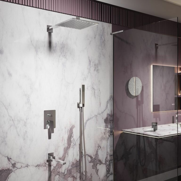 Душевой комплект Vincea Puro VSFW-5P1CH встраиваемый, 3 режима, хром