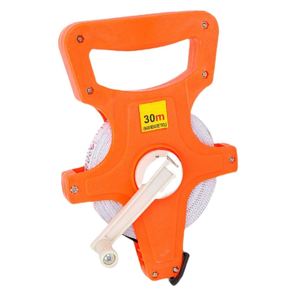 Портативная пластиковая рулетка из ПВХ-стали, устанавливаемая на землю-небольшая рамка длиной 30 метров