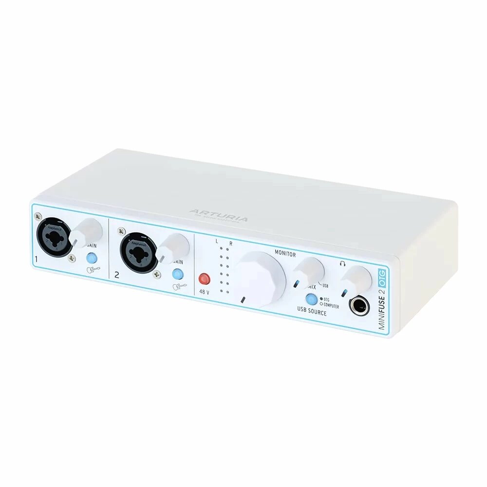 Аудиоинтерфейс Arturia MiniFuse 2 White OTG — фото 1