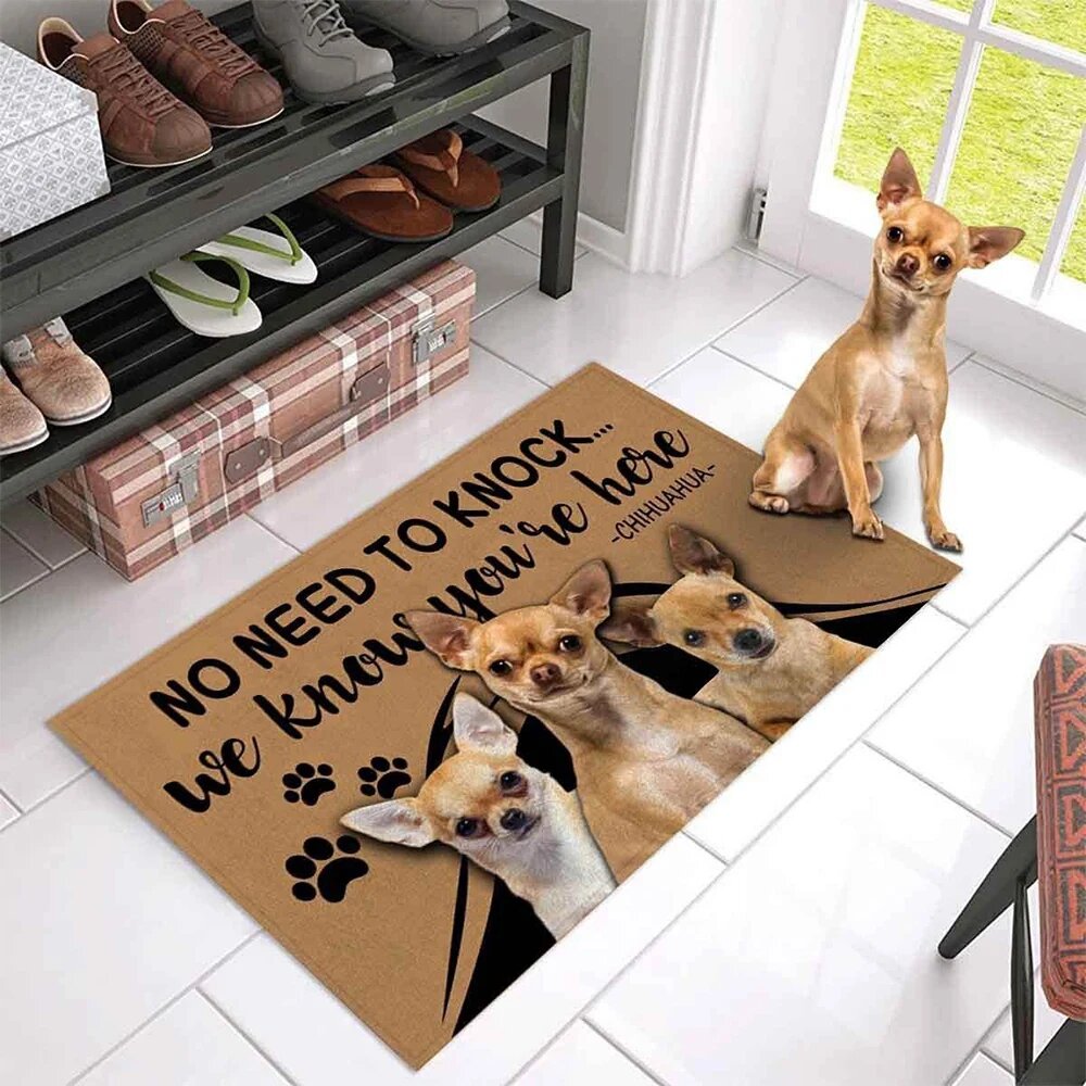 CLOOCL Фланелевый коврик для двери 50 см х 80 см, Doormat 5