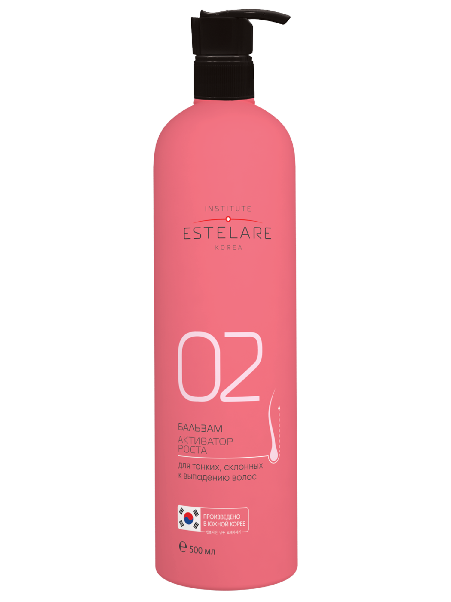 Бальзам для тонких и склонных к выпадению волос Institute Estelare Активатор роста, восстанавливающий, 500мл