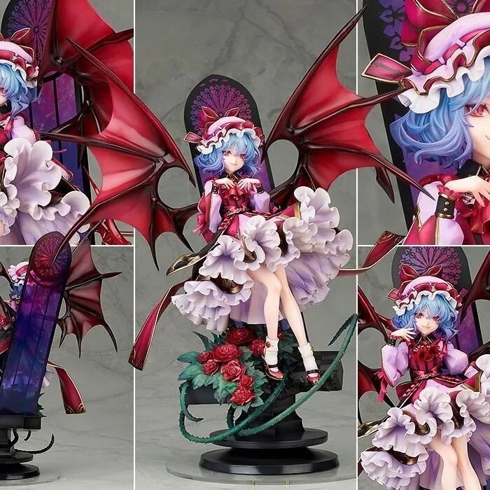 Ремилия Скарлет Touhou Project - Эксклюзивная GK статуэтка 31см с эффектом кровавых крыльев, лимитированная коллекционная модель