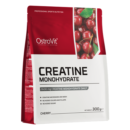 Креатин Ostrovit, Creatine Monohydrate, 300г (вкус вишня), порошок