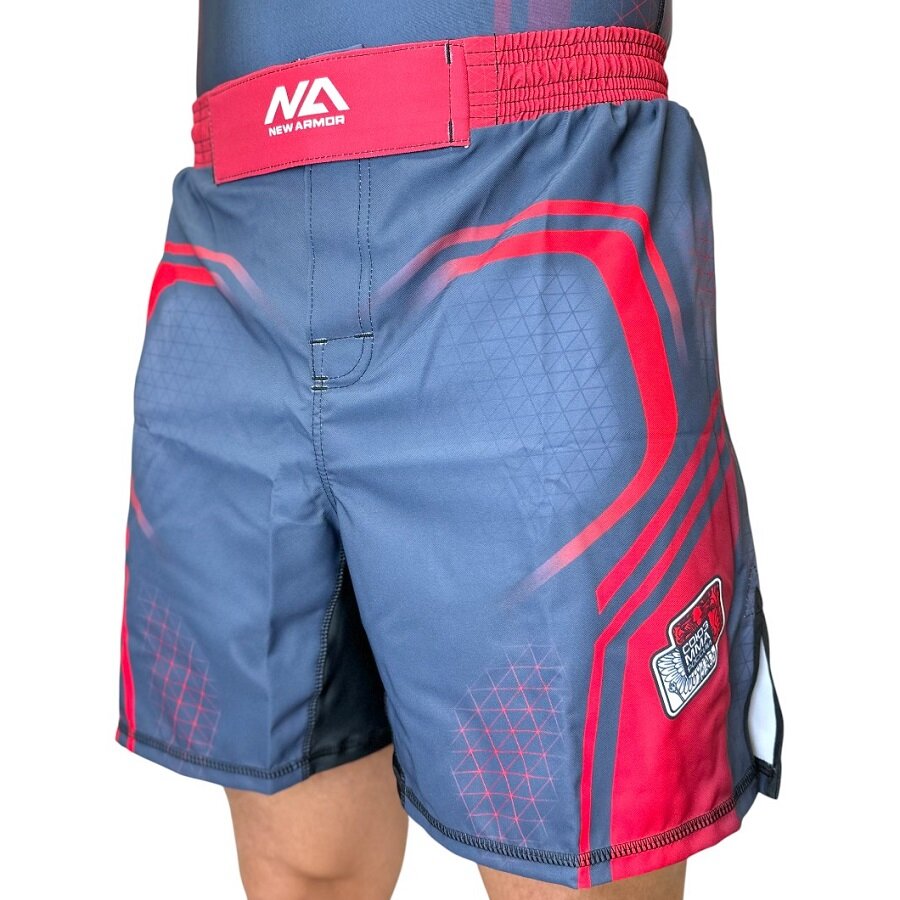 Шорты спортивные Союз ММА красные