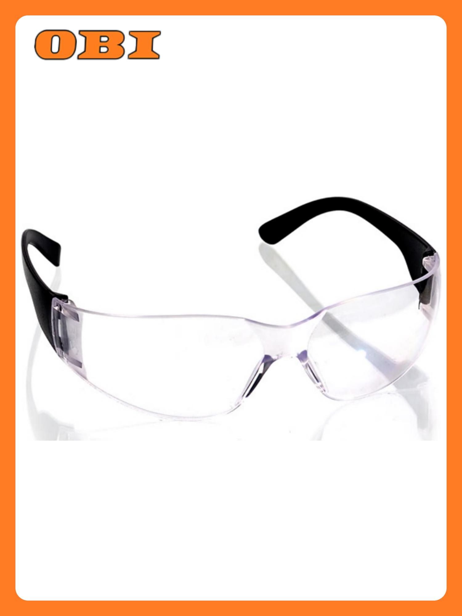 Очки защитные Еланпласт классик, прозрачные, ударопрочные, ГОСТ, 1 шт