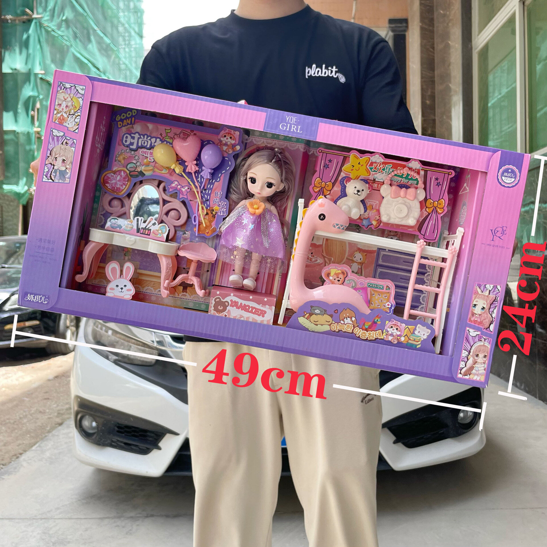 Девочки Мона Принцесса Барби Кукла Комод Детские игрушки Учебное заведение Детский сад Прием Премия Подарочная коробка