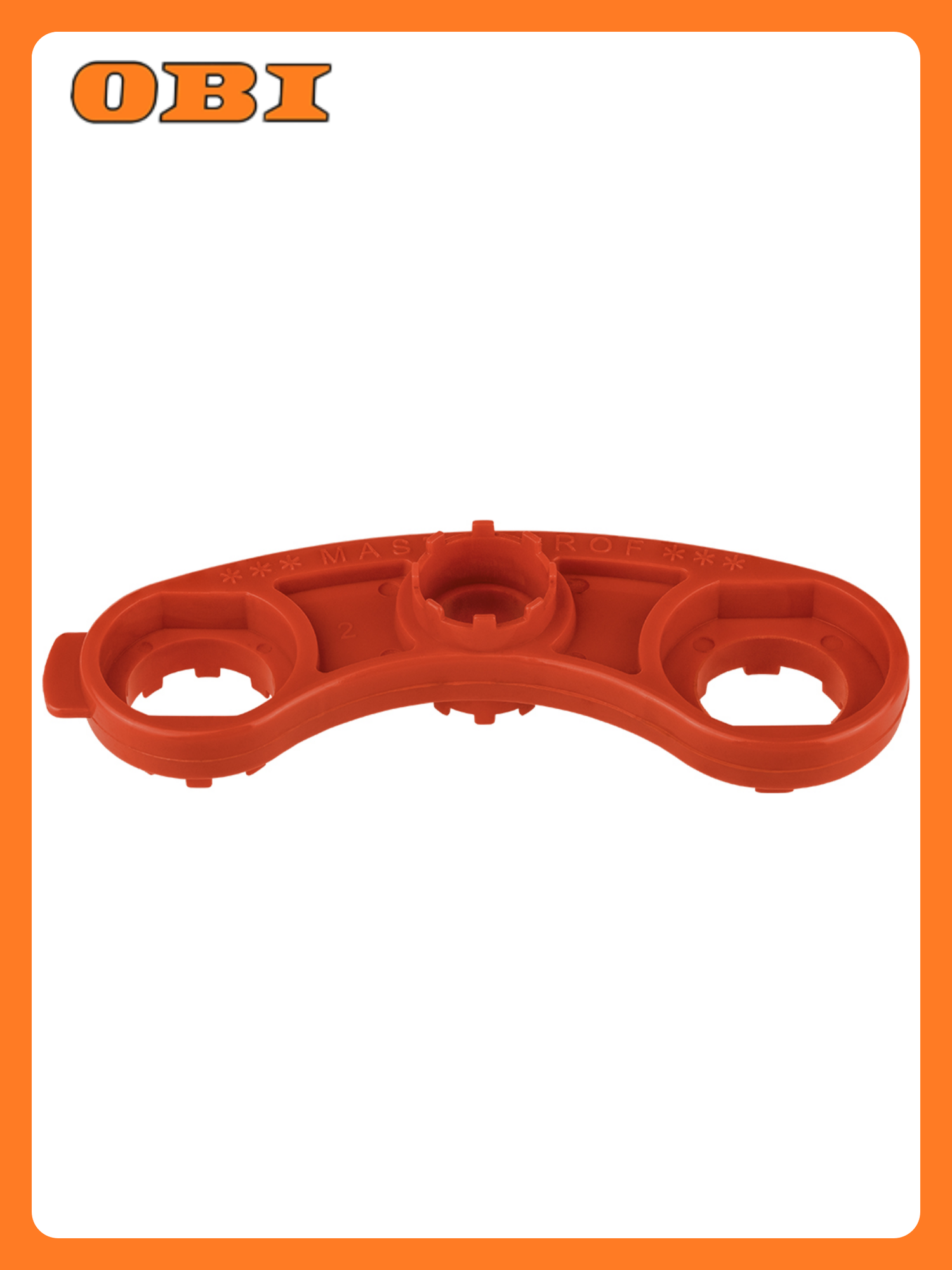 Ключ для аэраторов MasterProf, универсальный, полиамид, красный