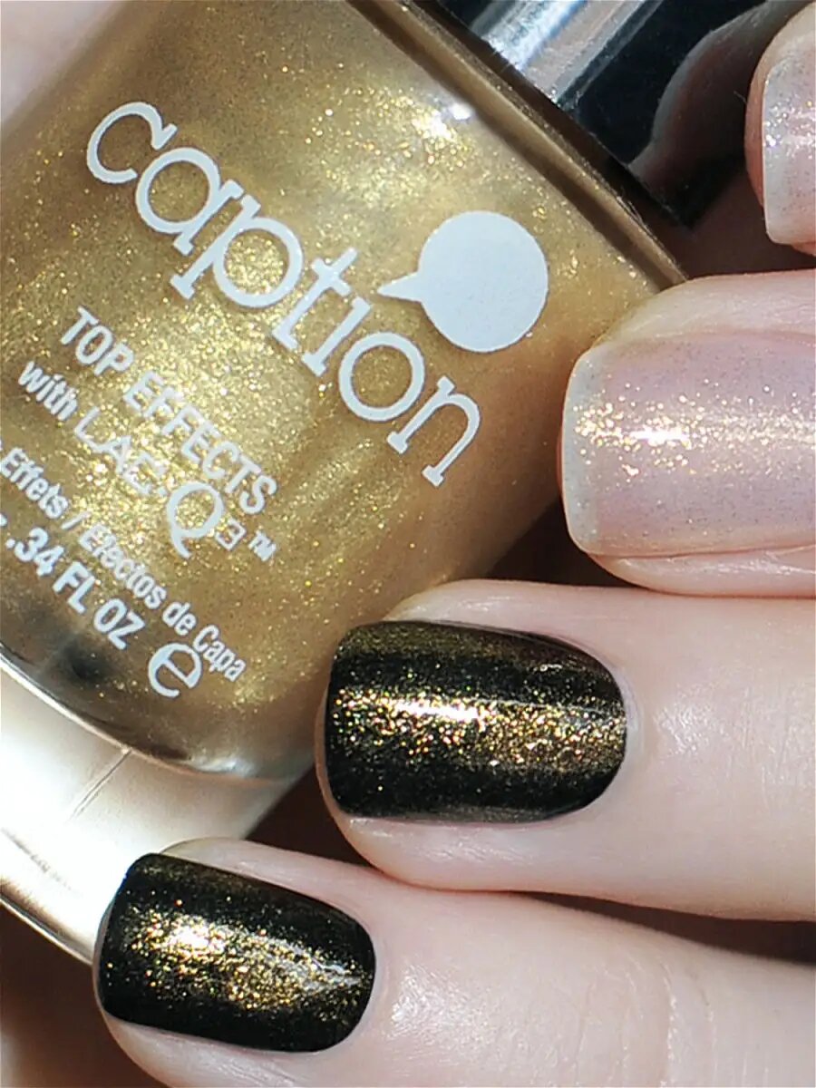 Лак-топпер CAPTION Young Nails с шиммером, 10 мл