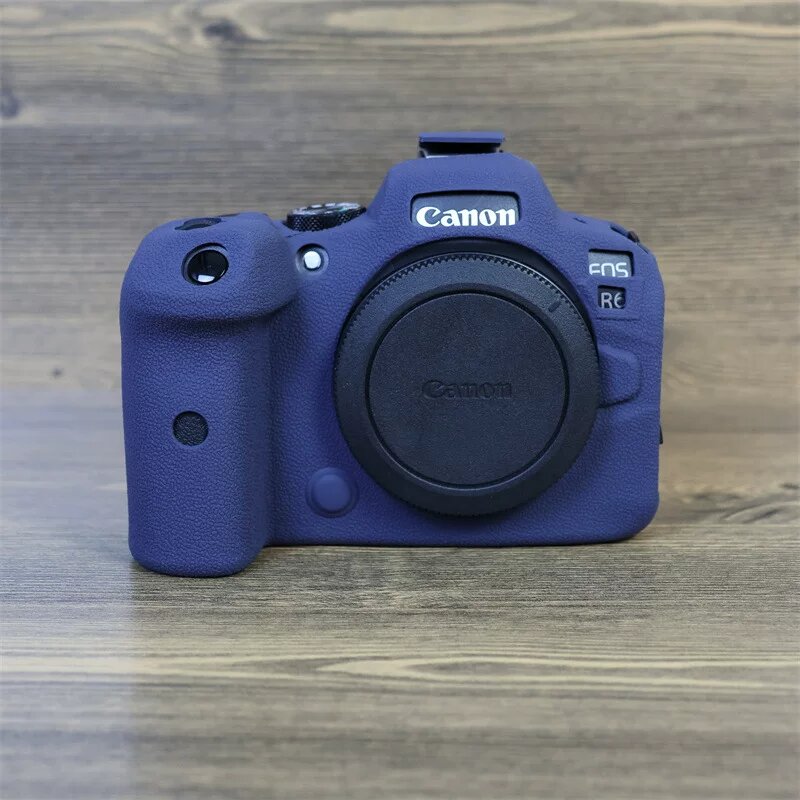Силиконовый чехол для полнокадровой камеры Canon EOS R6 R62, сапфирово-синий