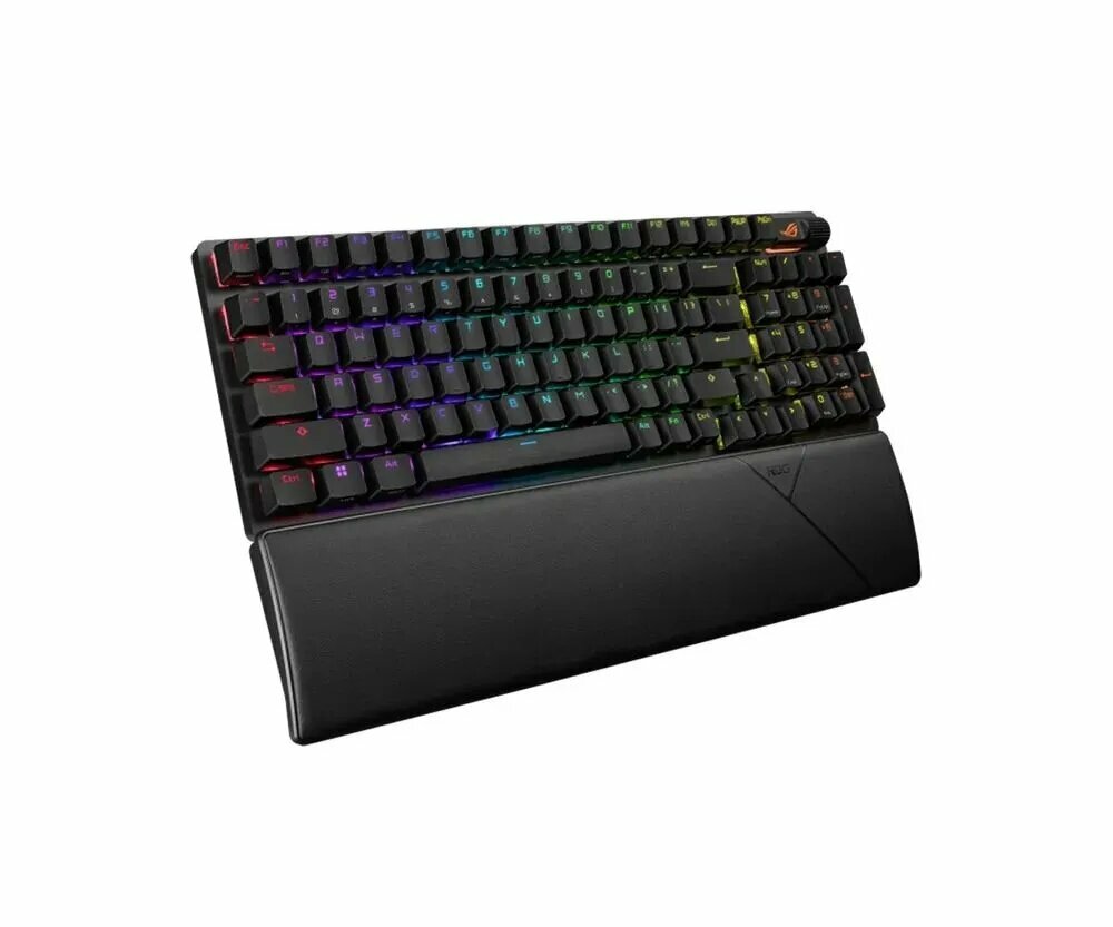 ASUS Игровая клавиатура беспроводная , Английская раскладка, черный