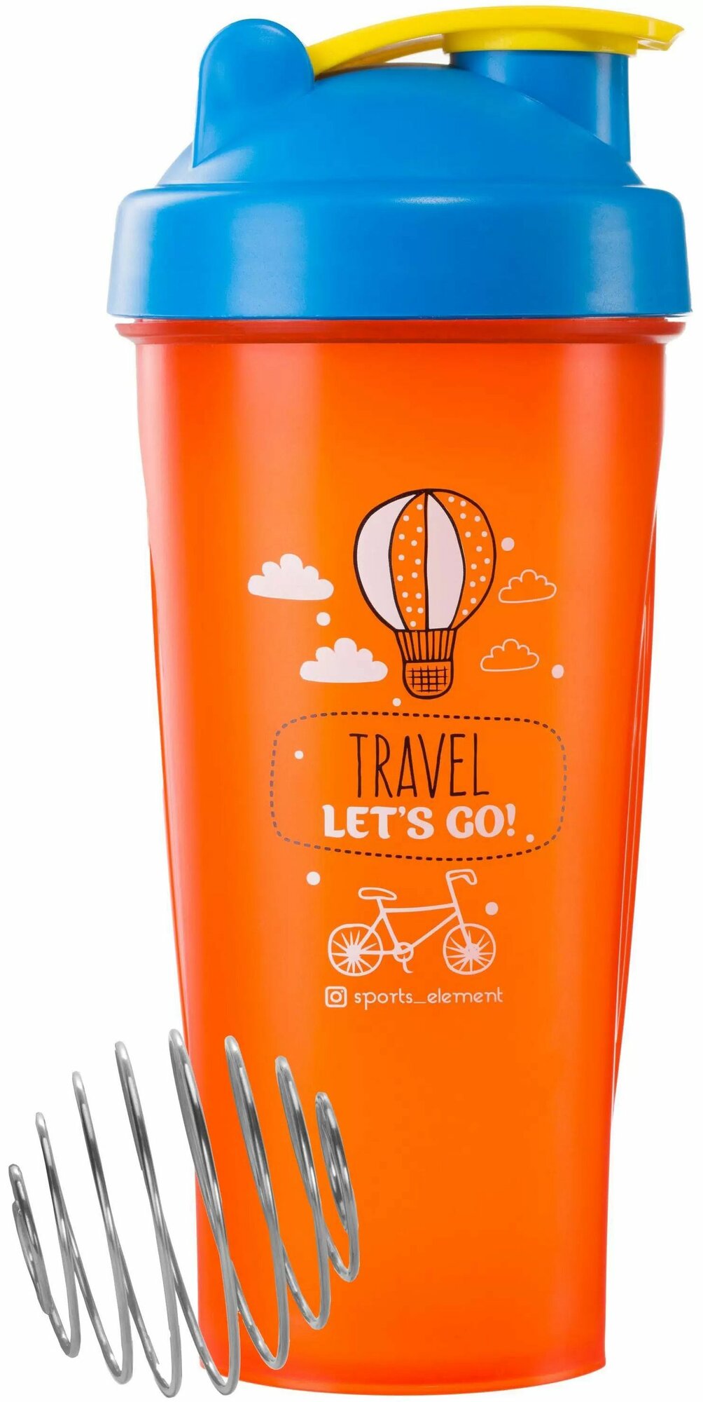 Шейкер Спортивный элемент 600 мл travel