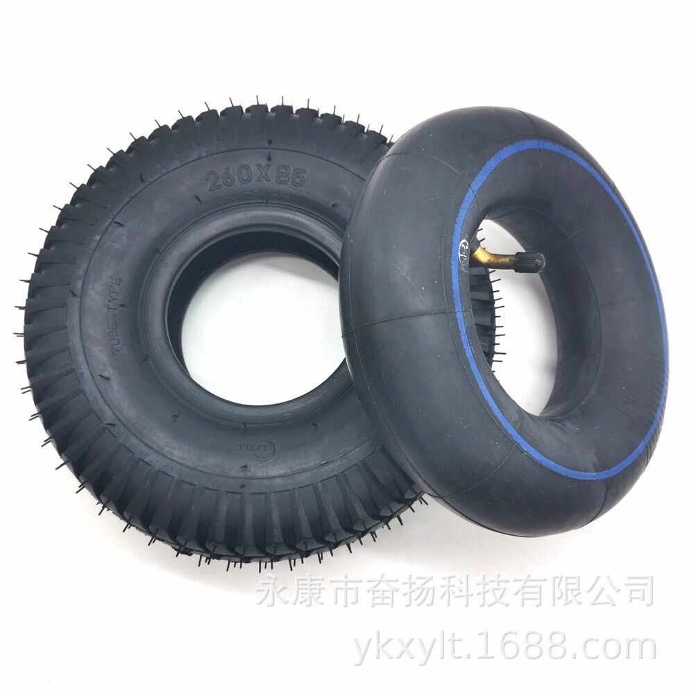 Покрышка 260x85 и Камера 3.00-4, для электросамоката ATV Go Kart Razor E300