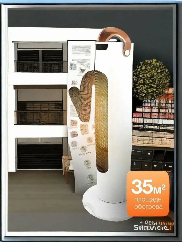 Эксклюзивный керамический тепловентилятор для домашнего применения, напольный электрический конвектор