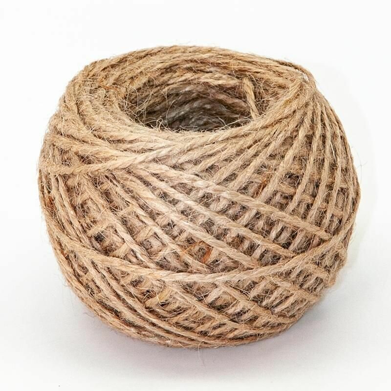 Шпагат Дон Баллон джутовый, 50 м, 1200 текс, бурый, ЭКО