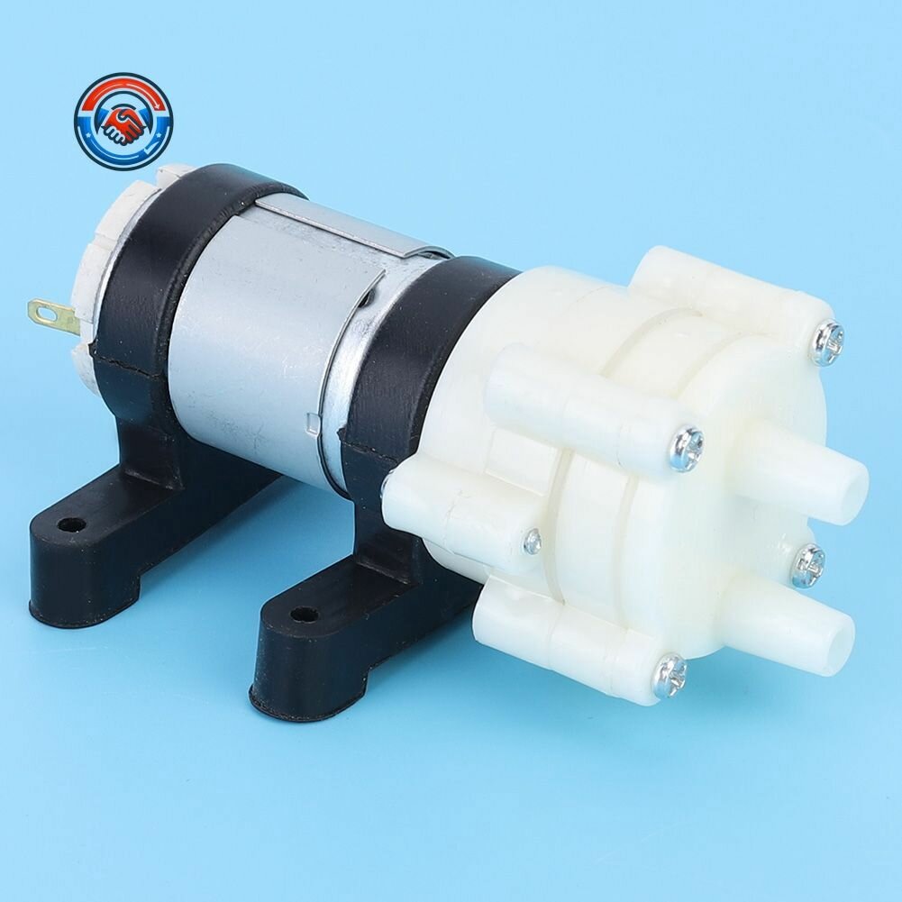 Мини компрессор для аквариума 12В, тихий насос для перекачки воды, подходит для аквариумов, чайников, диспенсеров, с антискользящими силиконовыми ножками, компактный и долговечный