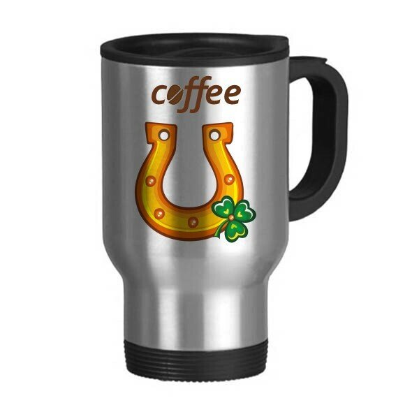 Трехлистный u - образный железо ирландский день Святого Патрика марка